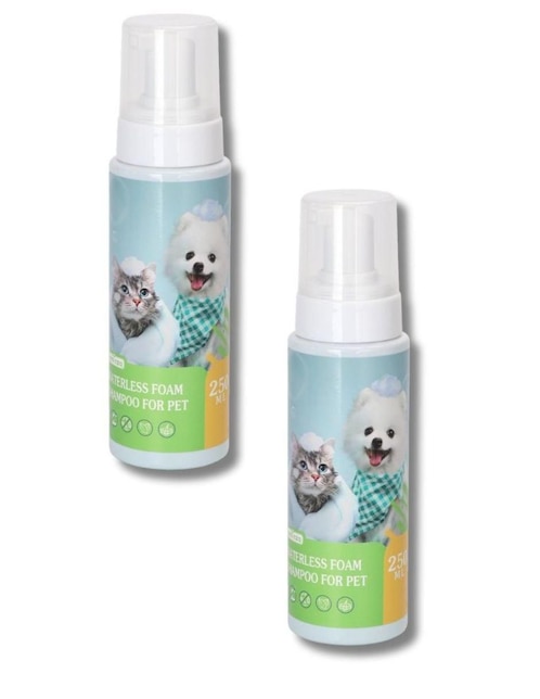 Set espuma baño en seco Nobleza para perro 1